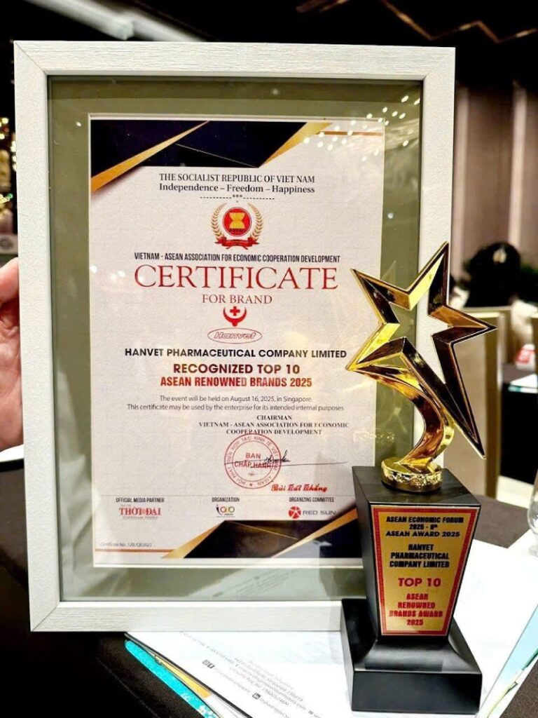 Hanvet được vinh danh Top 10 Thương hiệu nổi tiếng ASEAN 2025 – Tạp chí ...
